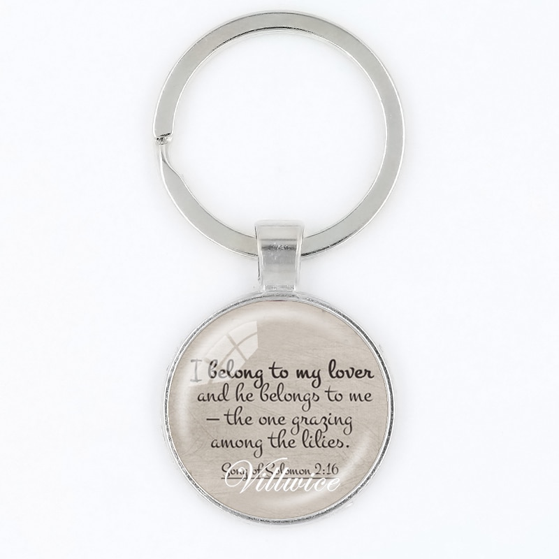 Bible Verse Key Chain | christianschoices