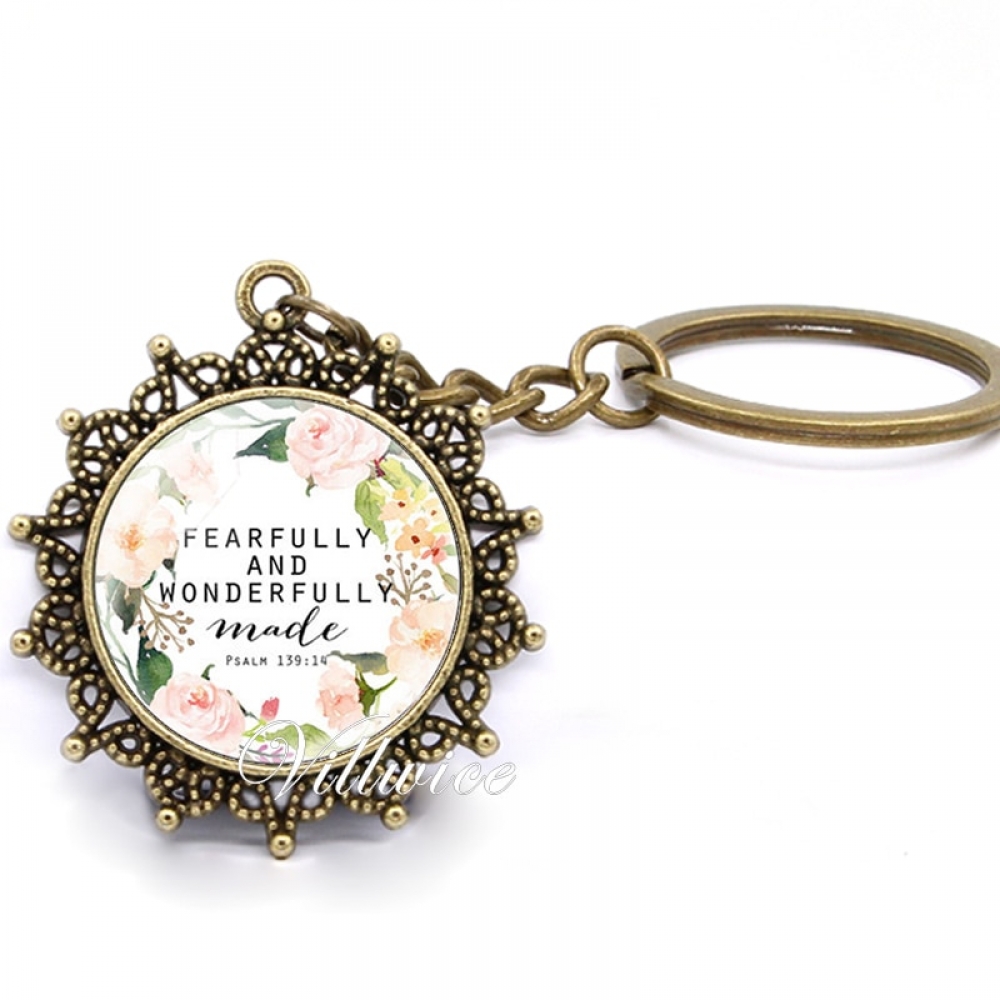 Bible Verse Christian Key Chain - christianschoices