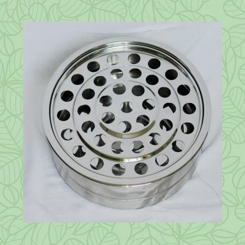 Stainless Steel Holy Church Communion Round Tray Base - christianschoices