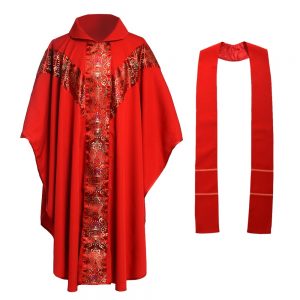 Priest Costume Church Clergy Vestments Cassock Chasuble Cope Robe